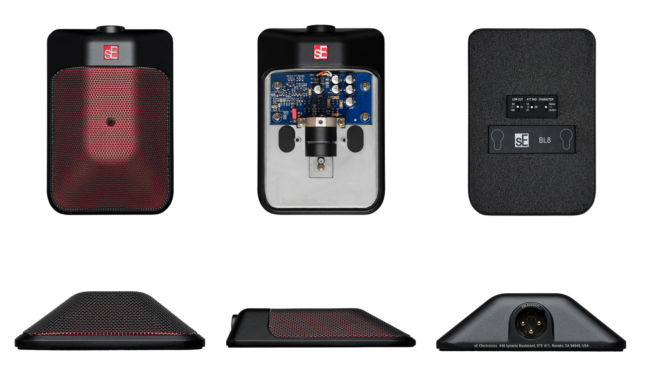 sE Electronics BL8, un micrófono de superficie con un SPL máximo de hasta 163 dB | Hispasonic